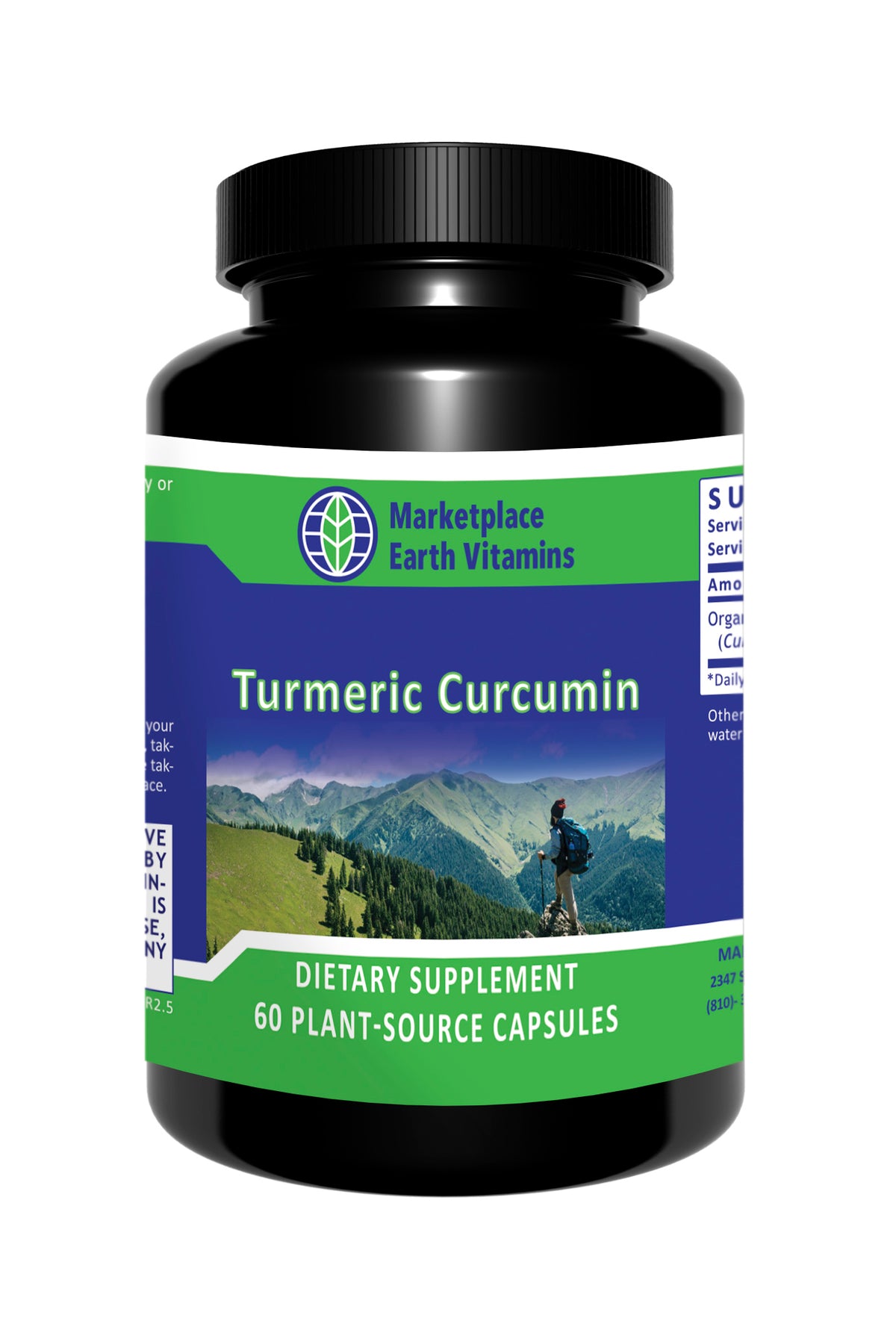 Turmeric Curcumin | Liver Support Dietary Supplement — Marketplace ...